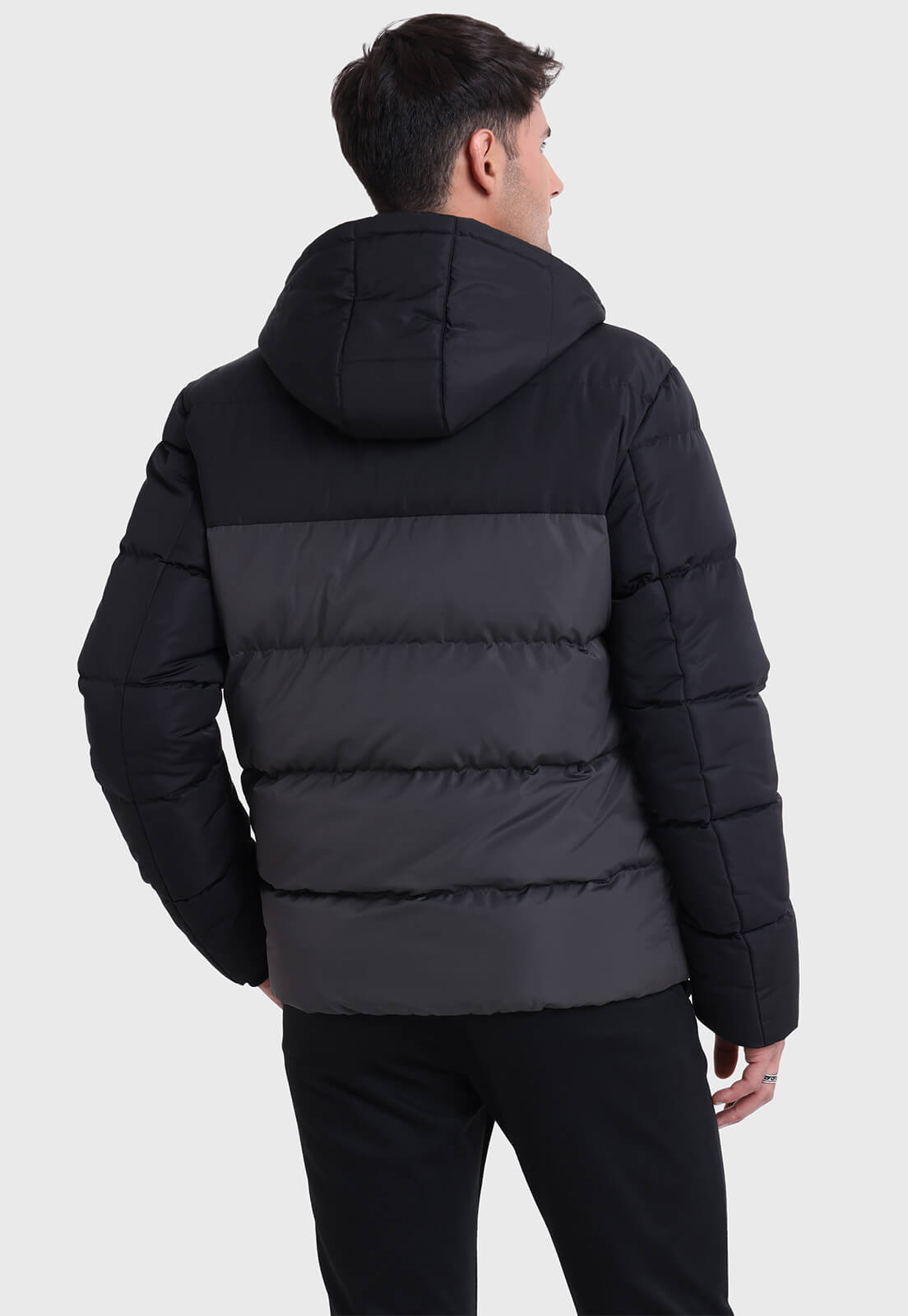 Parka Bicolor Con Capucha Arrow
