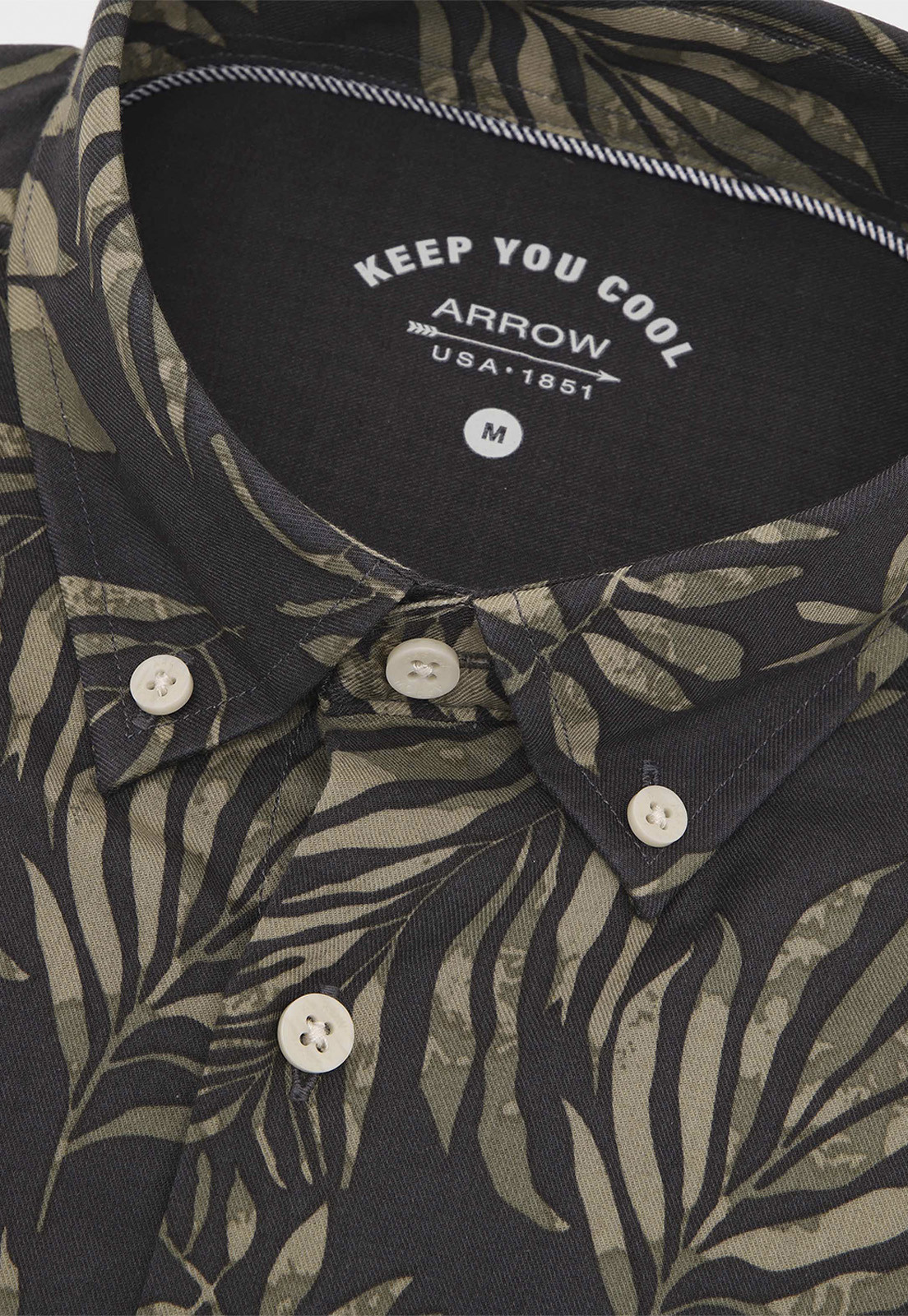 Camisa Estampada Manga Larga Arrow