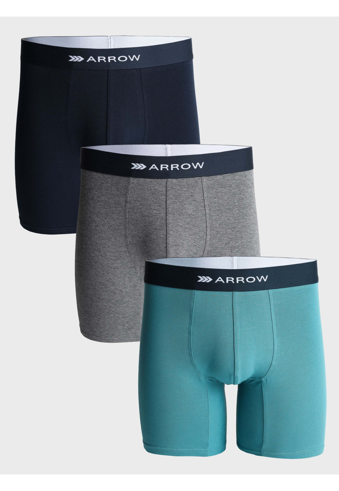 Boxer 3 Unidades Regular Fit Multicolor Arrow